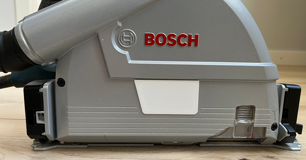 Bosch Track Saw Dust Cover von Gregard | Kostenloses STL-Modell ...
