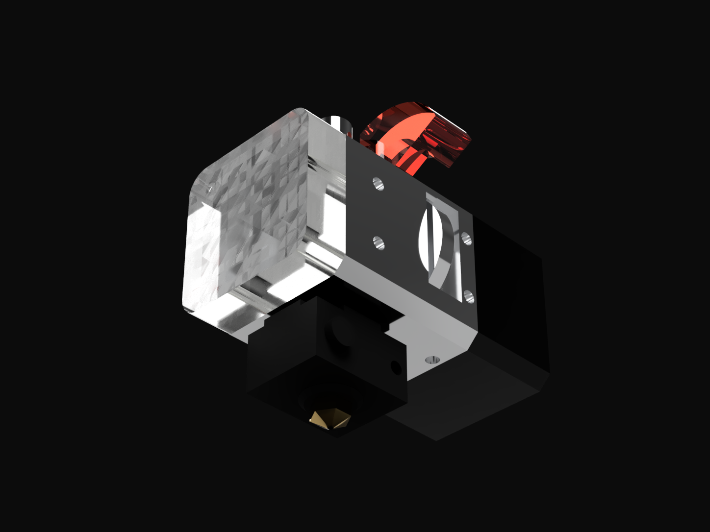 Biqu H2 V2S Lite Extruder Mockup by Mega Making | Download free STL ...