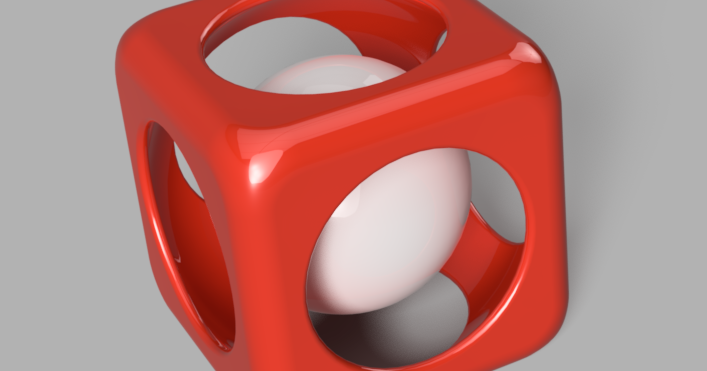 Ball in Cube for Kids version by Keemo | Download free STL model ...