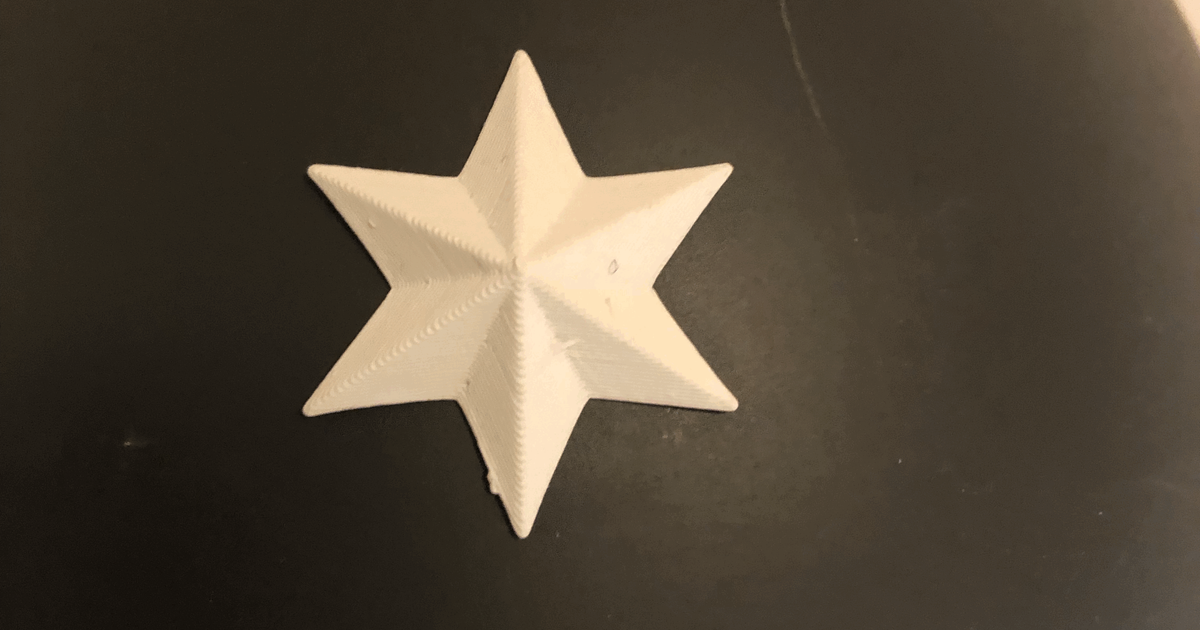 Star with magnet insert by sv7kwi | Download free STL model ...