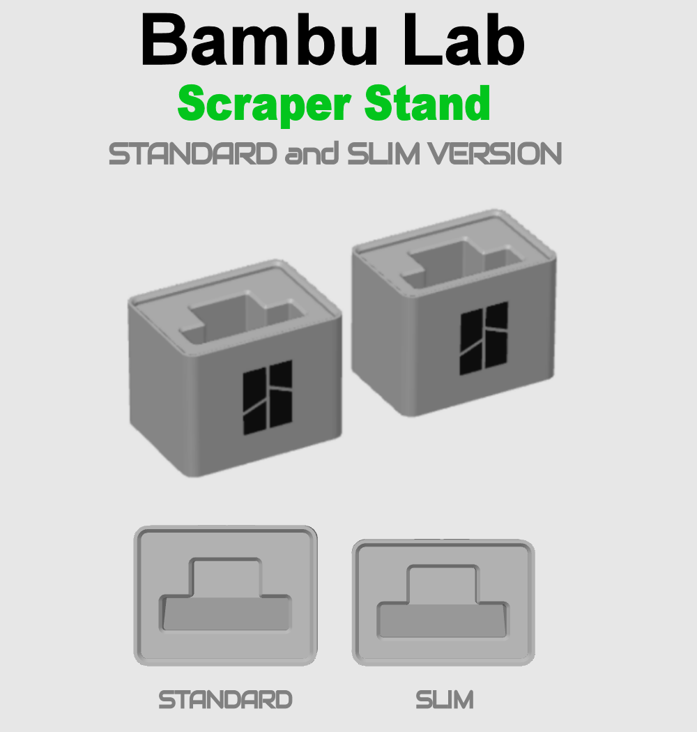 NEW Bambu Lab Scraper Stand por STORM DESIGN | Descargar modelo STL ...