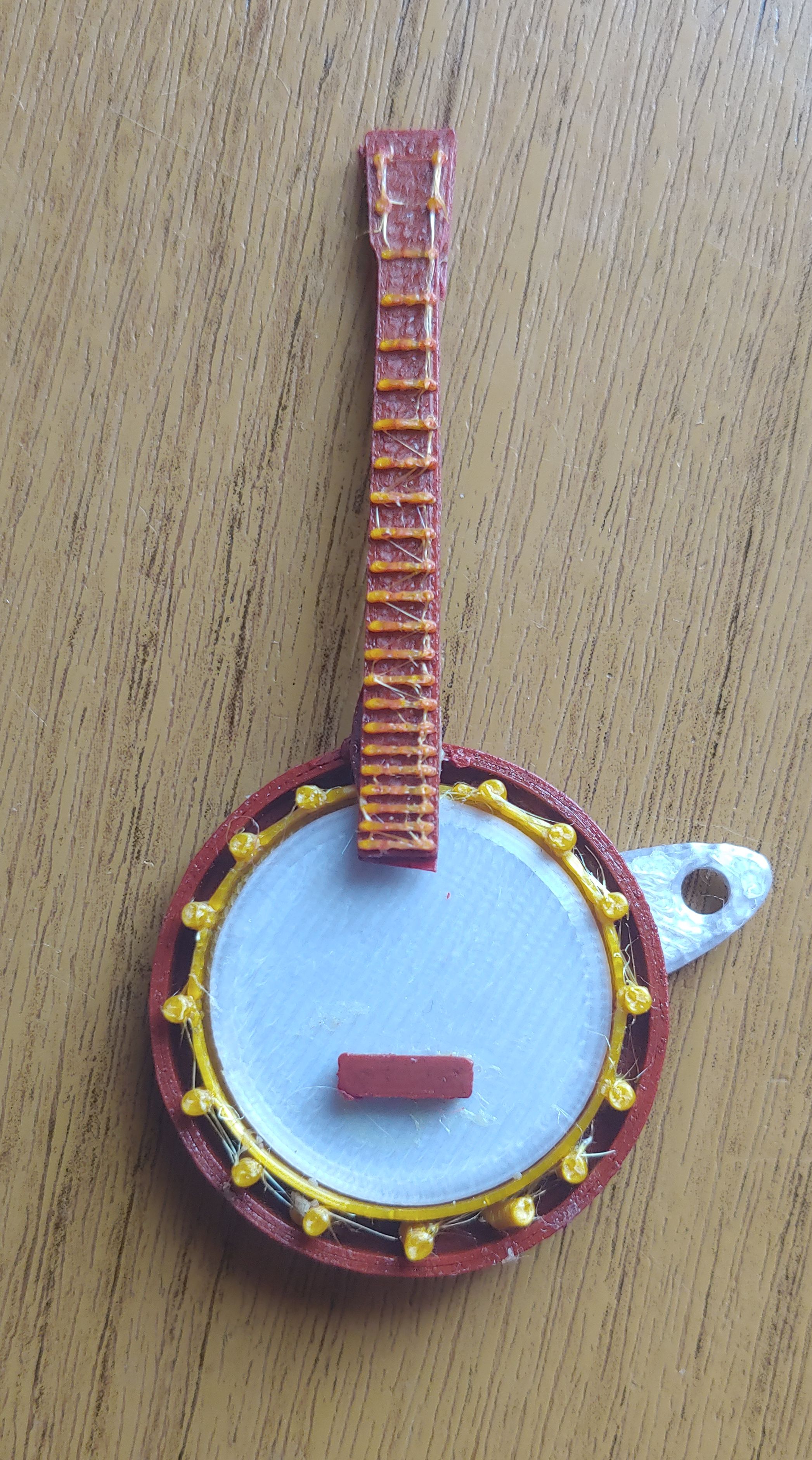 Banjo Pendant by golem | Download free STL model | Printables.com