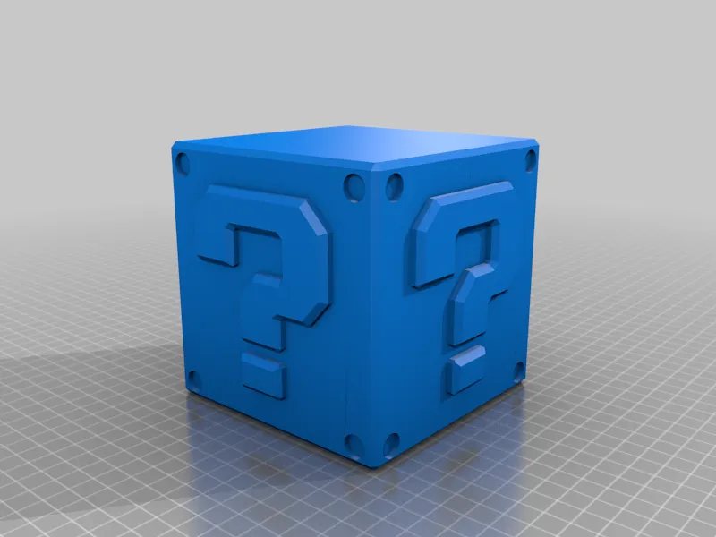 Super Mario Question Block by ReProps | Download free STL model ...