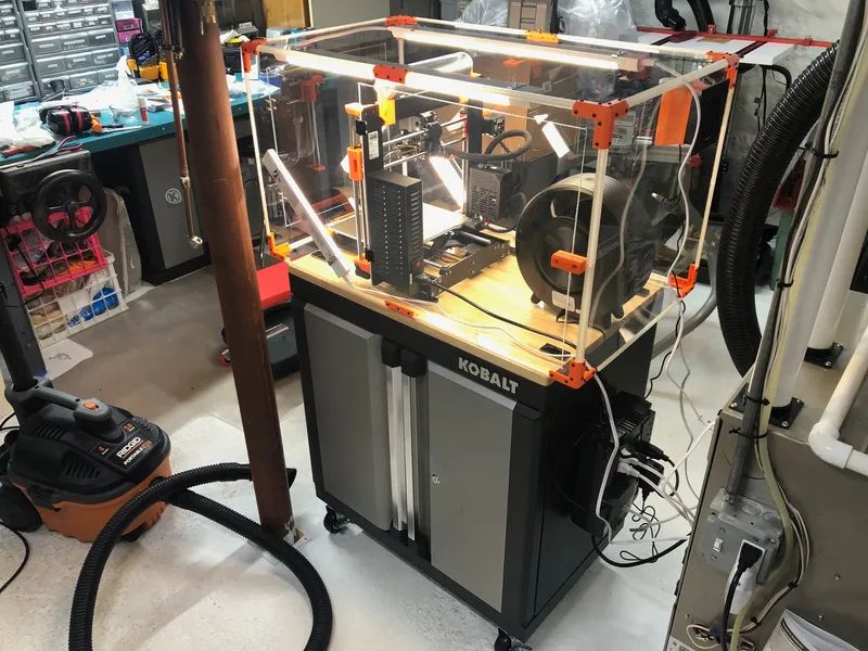 Custom 3D Printer Enclosure System by jrsone | Download free STL model ...