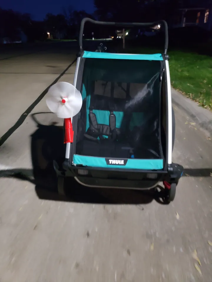 Pinwheel mounted to stroller by colbert67 | Download free STL model ...