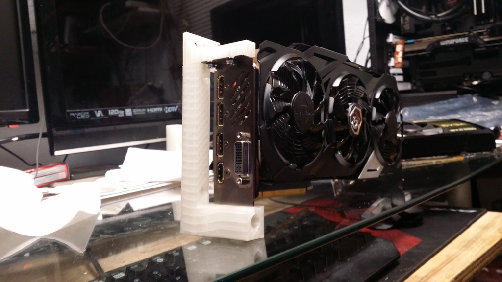 Wall Mounted Graphics Card by Natpie | Download free STL model ...