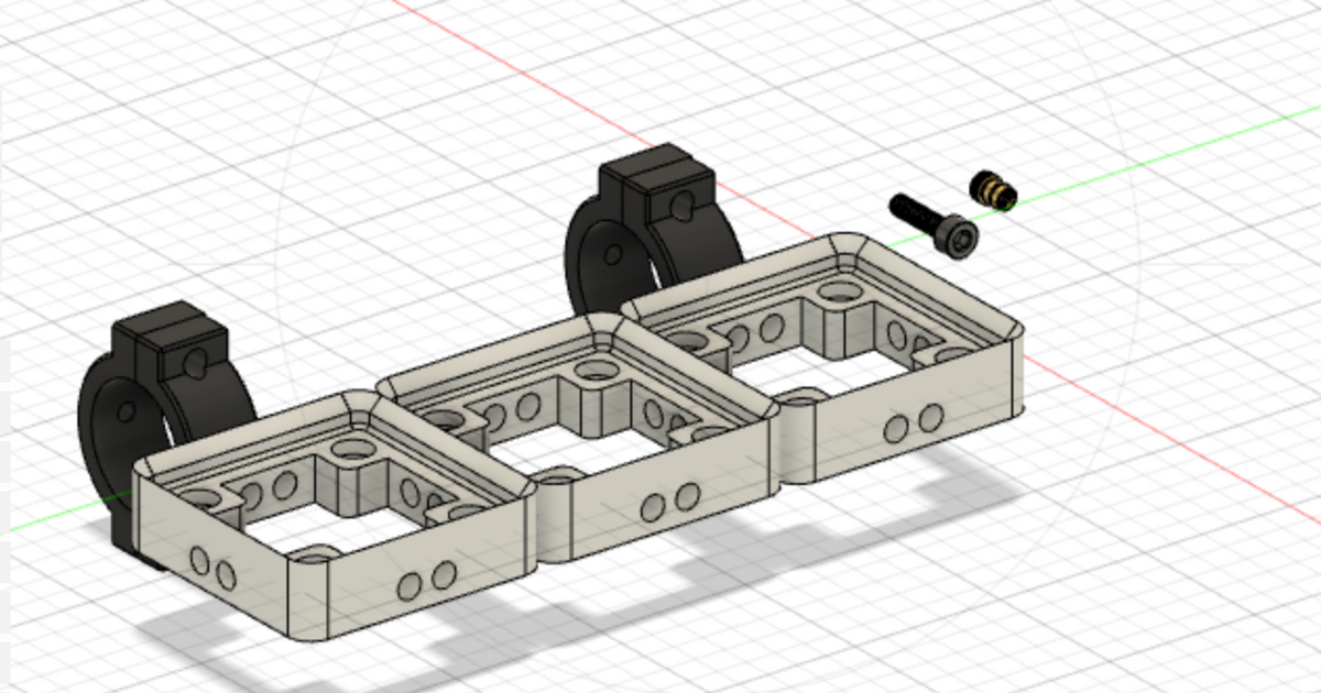 screw together gridfinity stroller base by Oriental Arbor-vitae ...