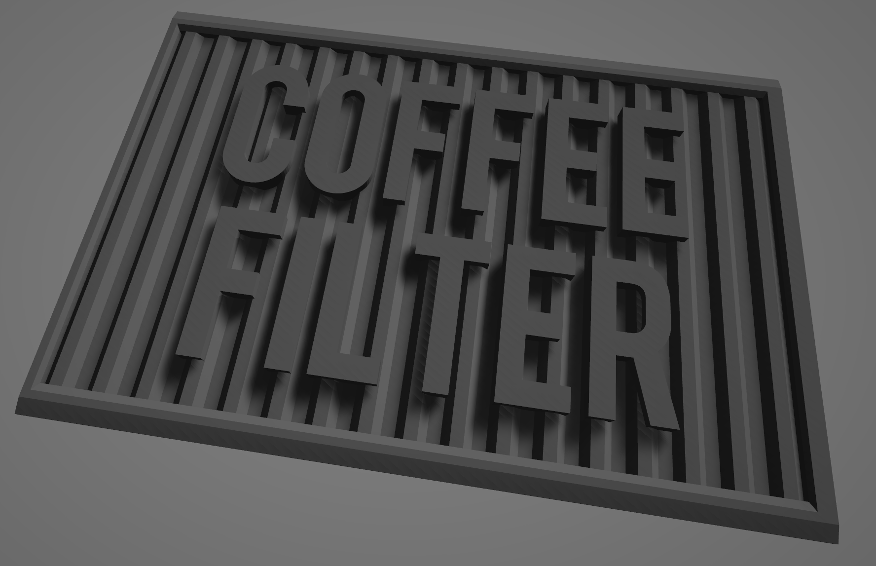 Coffee Filter Shipping Container by jinghuang | Download free STL model ...