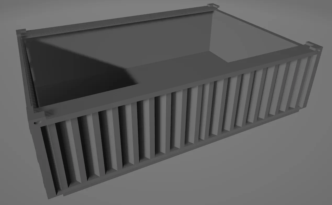 Coffee Filter Shipping Container by jinghuang | Download free STL model ...