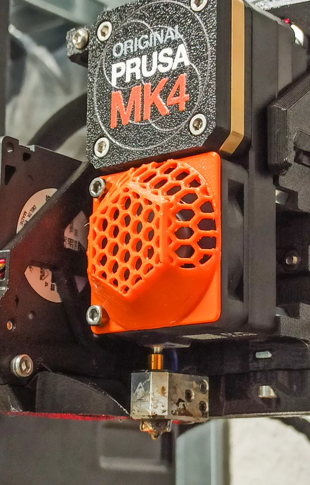 Prusa MK4 Fan and draft protection by jasminpyrlik | Download free STL ...
