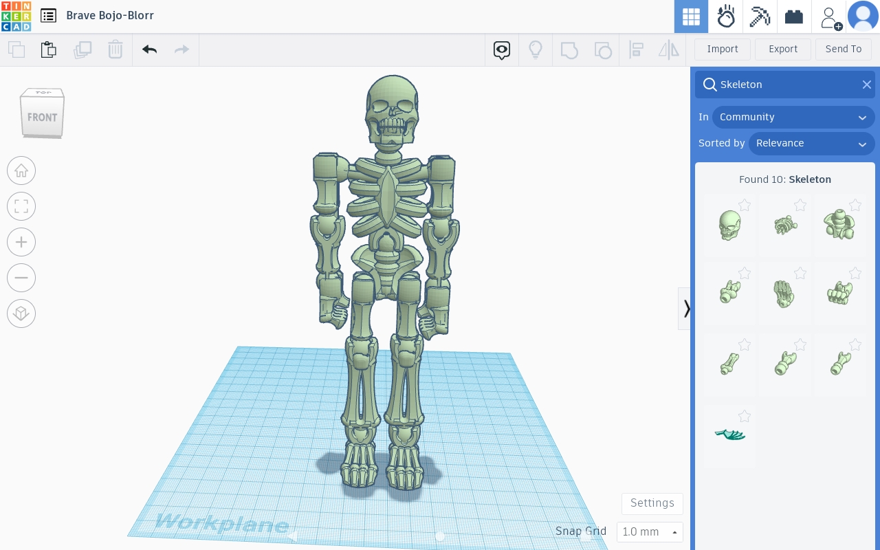 Skeleton figure by Syah | Download free STL model | Printables.com