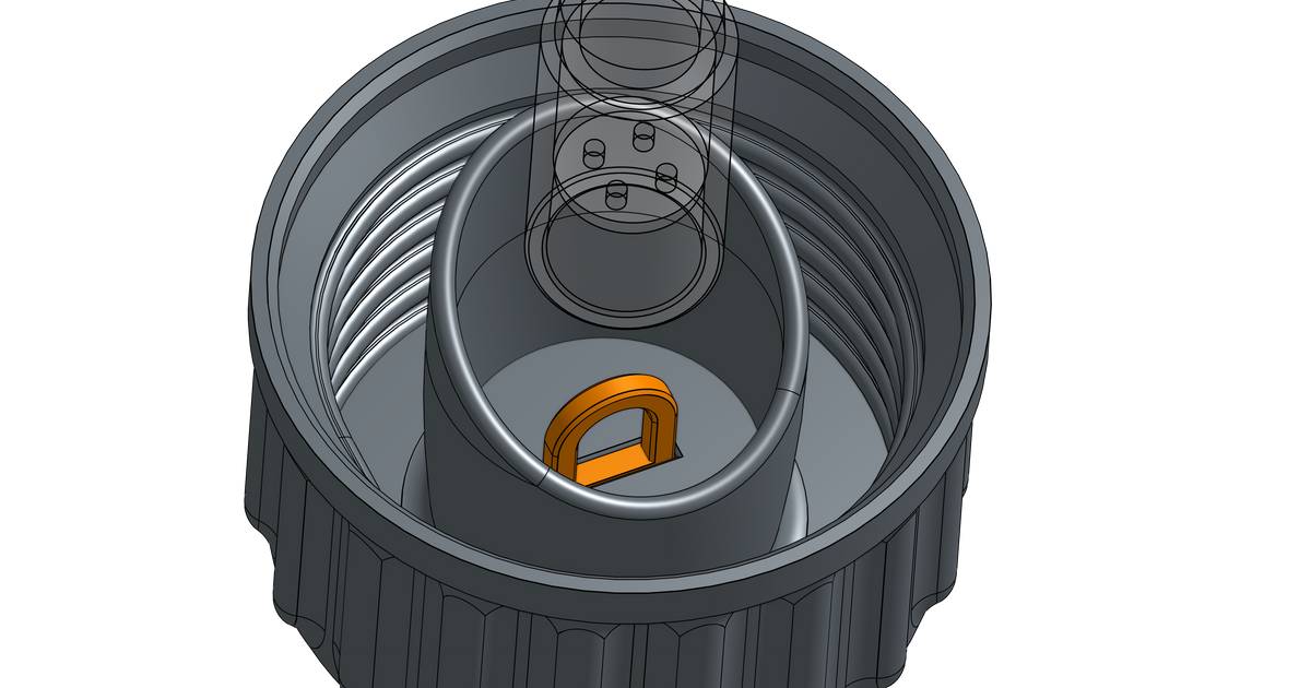 Debowler Lid with GL45 thread by dodasch | Download free STL model ...