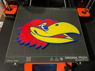 Jayhawk Head by Jeff | Download free STL model | Printables.com