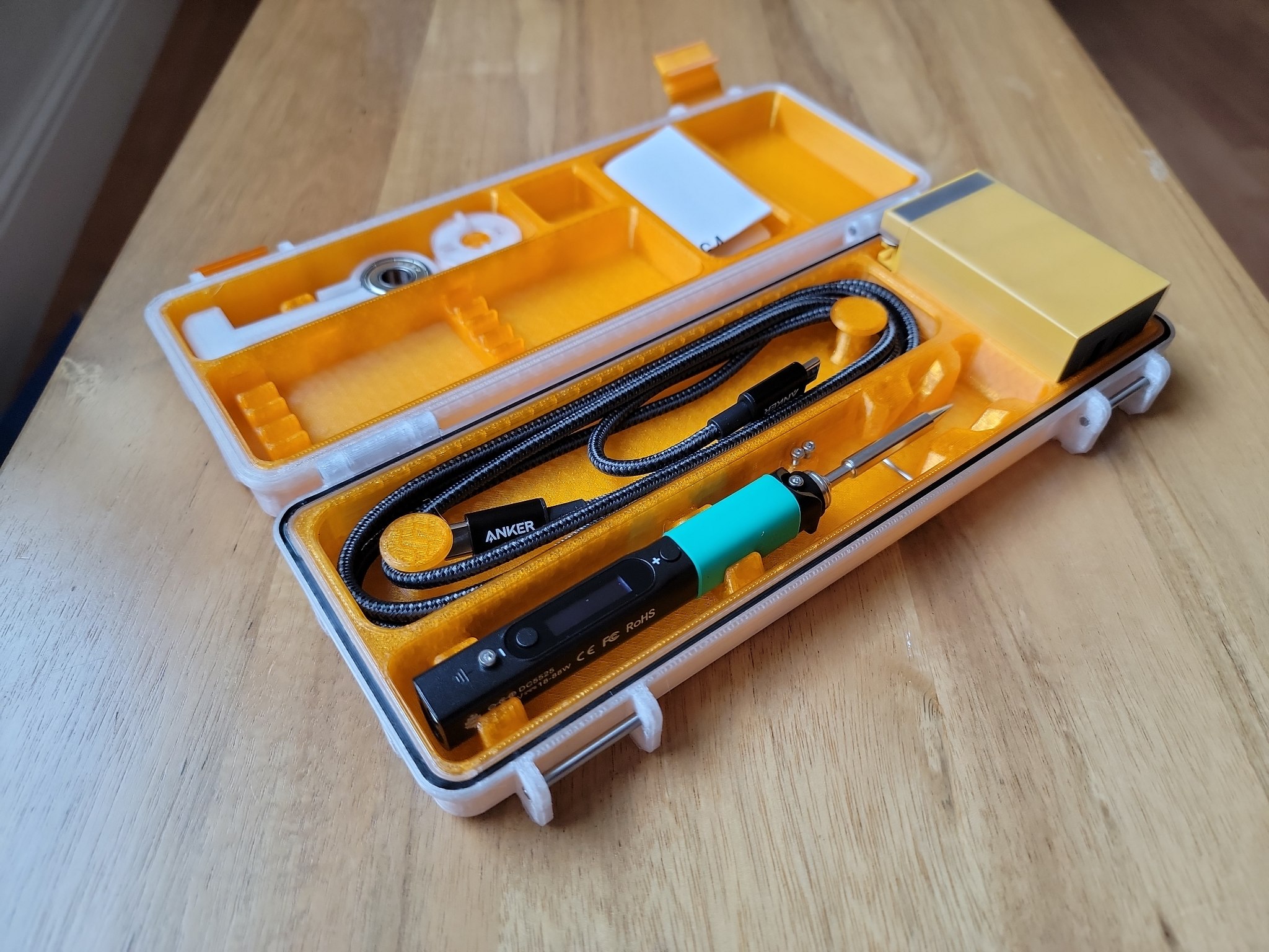 Pinecil v2 case w/ power supply by ViPERPHiSH | Download free STL model ...
