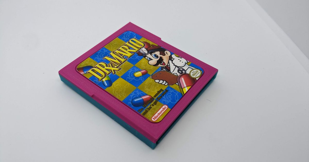 Gameboy full sticker cart repro by facelesstech | Download free STL ...