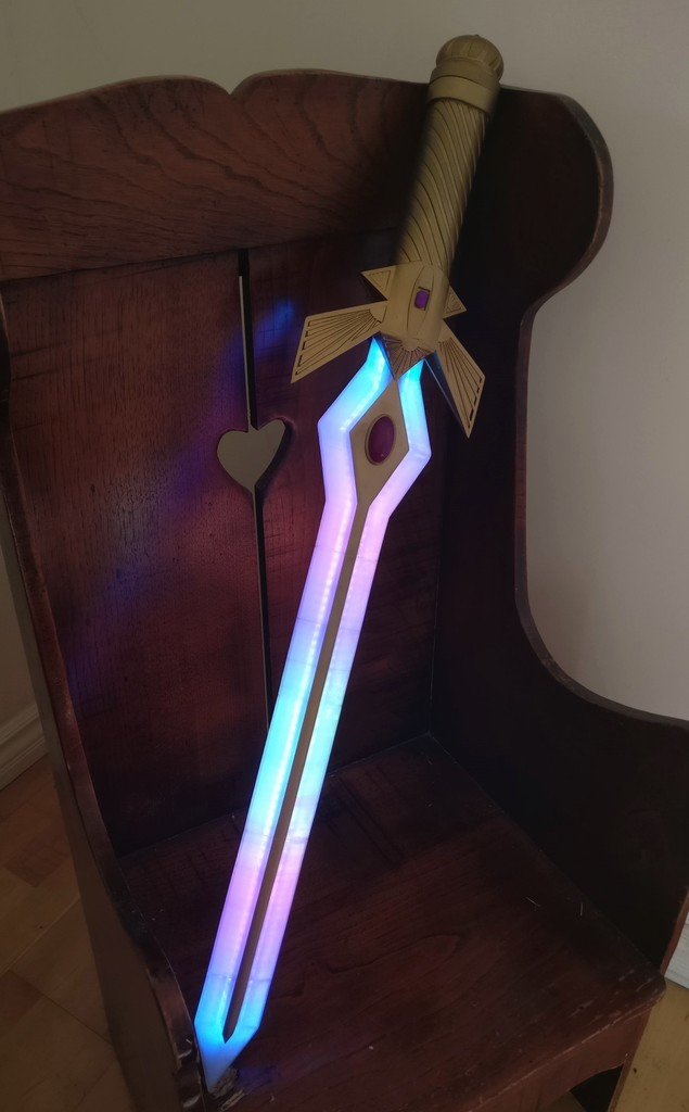 Neopixel RGB LED Sword Prop by Albert Barber | Download free STL model ...