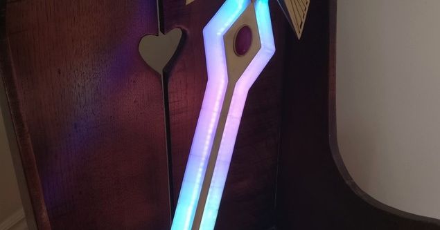 Neopixel RGB LED Sword Prop by Albert Barber | Download free STL model ...
