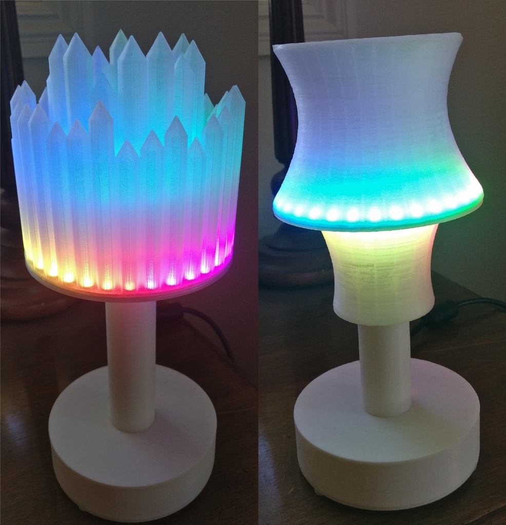 Modular Neopixel Ring Lamp by Albert Barber | Download free STL model ...