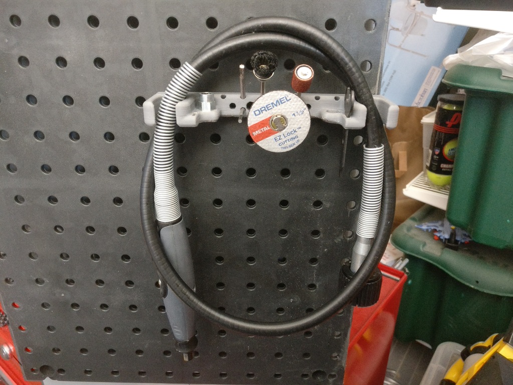 Dremel Flex Shaft Storage Rack (pegboard compatible) with extra tool ...
