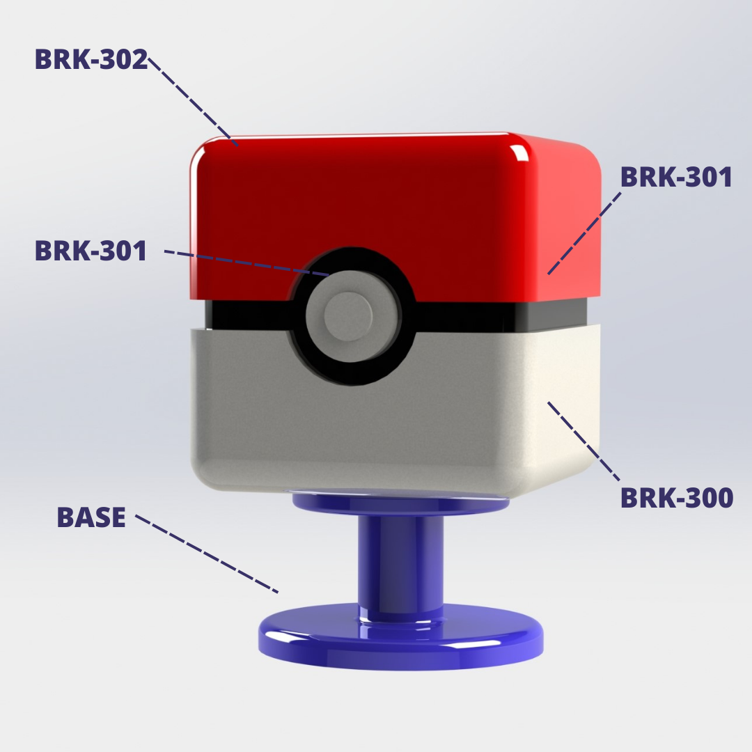 SQUARED POKEBALL - POKEMON by Printing Mechanisms By Dani | Download ...