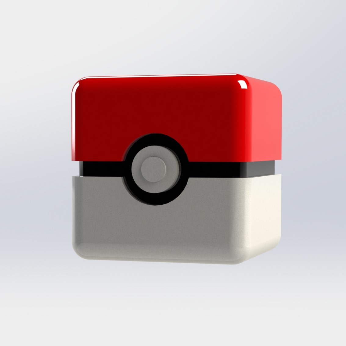 SQUARED POKEBALL - POKEMON by Printing Mechanisms By Dani | Download ...