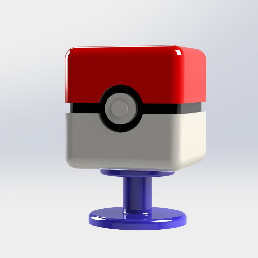 SQUARED POKEBALL - POKEMON by Printing Mechanisms By Dani | Download ...