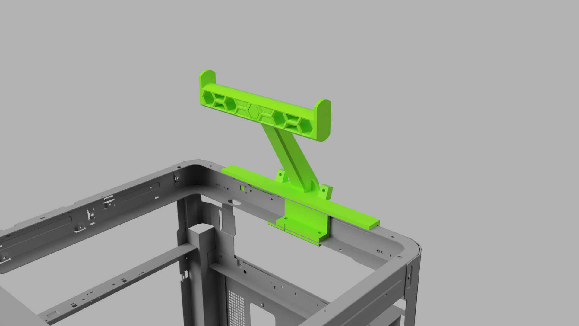 Bambu P1P ARC Enclosure Dual Top Spool Holder by CUBEIFY | Download ...