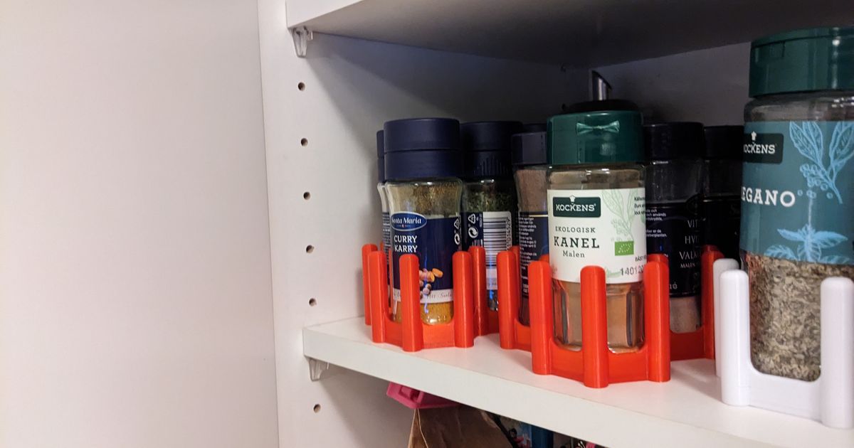 Spice rack by merakrom | Download free STL model | Printables.com