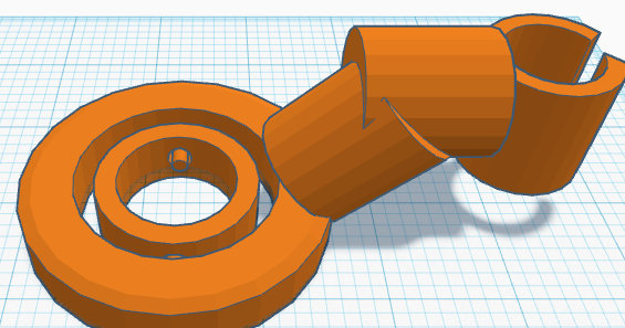 gyroscope cup holder pip ( print in place) by remi | Download free STL ...