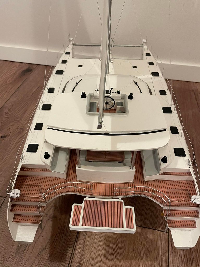 (non) Rc Sailing Catamaran model Wave 58 "Sta Ana" by MalinaPl ...