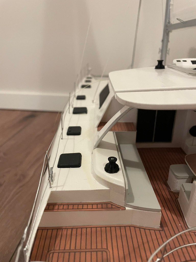 (non) Rc Sailing Catamaran model Wave 58 "Sta Ana" by MalinaPl ...