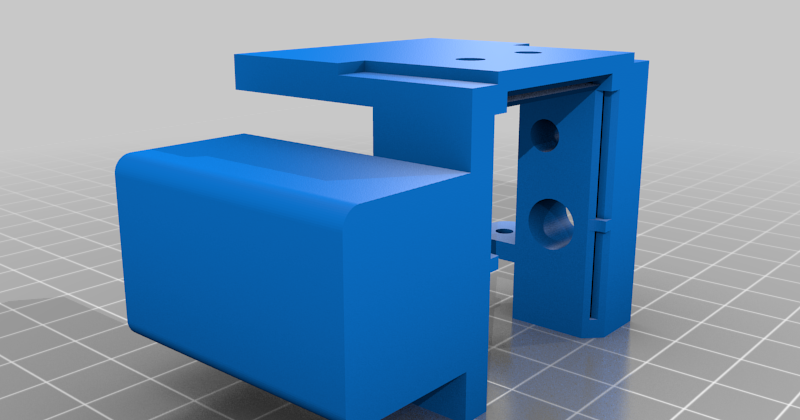 Sapphire S Dragon Hot end & Driect BMG extruder mount by MalinaPl ...