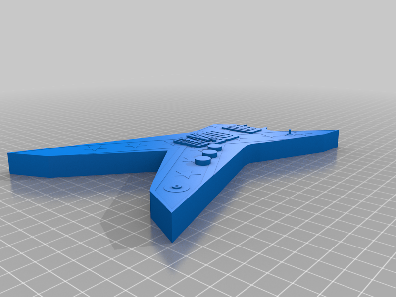 Dean Rebel mini guitar model by MalinaPl | Download free STL model ...