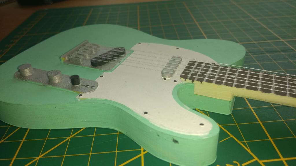 Fender Telecaster guitar model by MalinaPl | Download free STL model ...