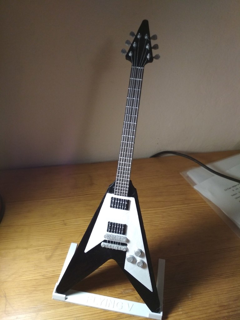 Gibson Flying V mini guitar model by MalinaPl | Download free STL model ...