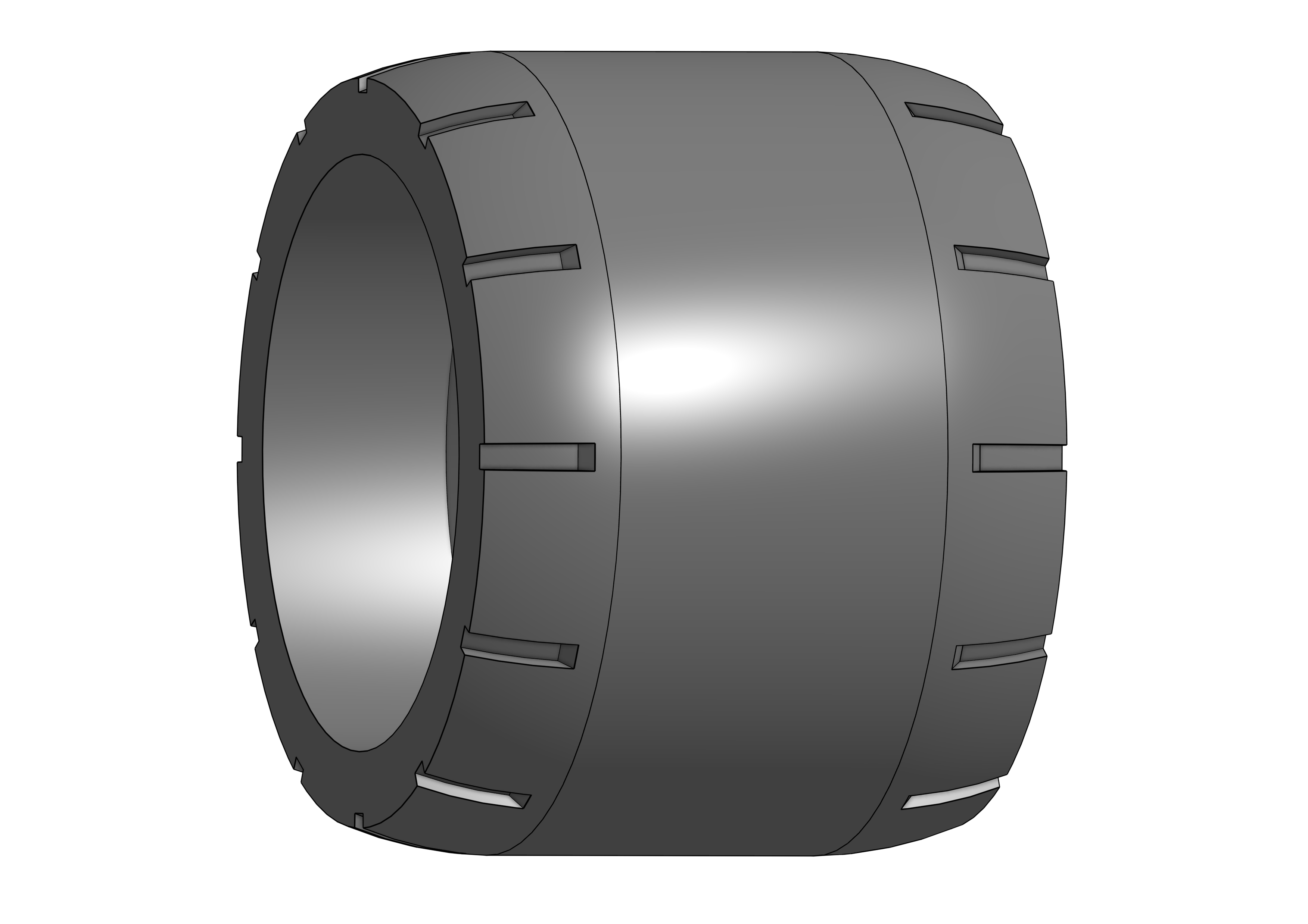 Alternative Wheel for Move-It! Rollers by 6d6178 | Download free STL ...