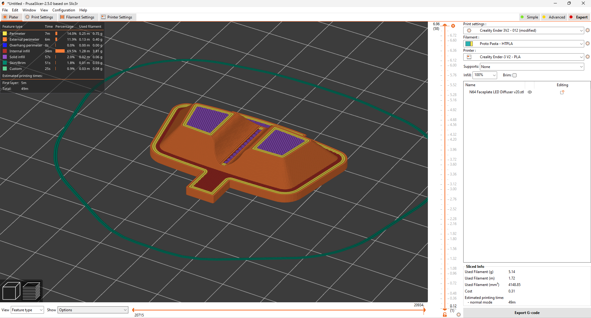 N64 Faceplate Diffuser by huczekdesign | Download free STL model ...