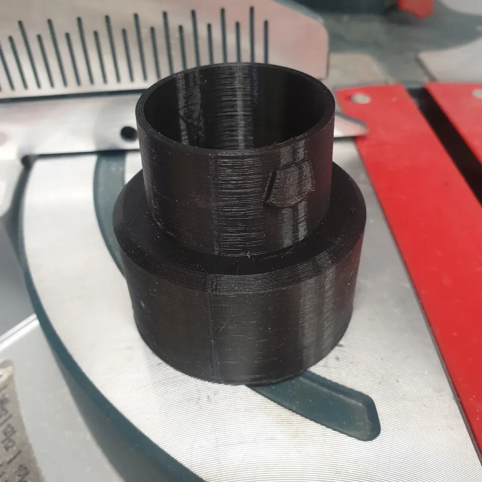 Dust Collection Adapter - Bosch by DamianG | Download free STL model ...