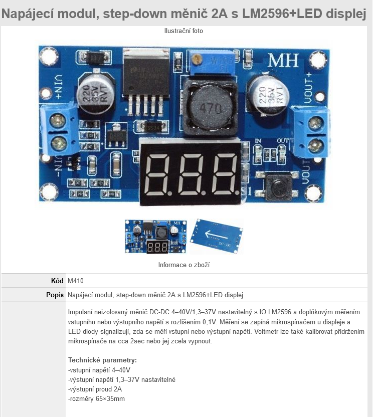 LM2596 with LED Display - case von martin_pihrt | Kostenloses STL ...