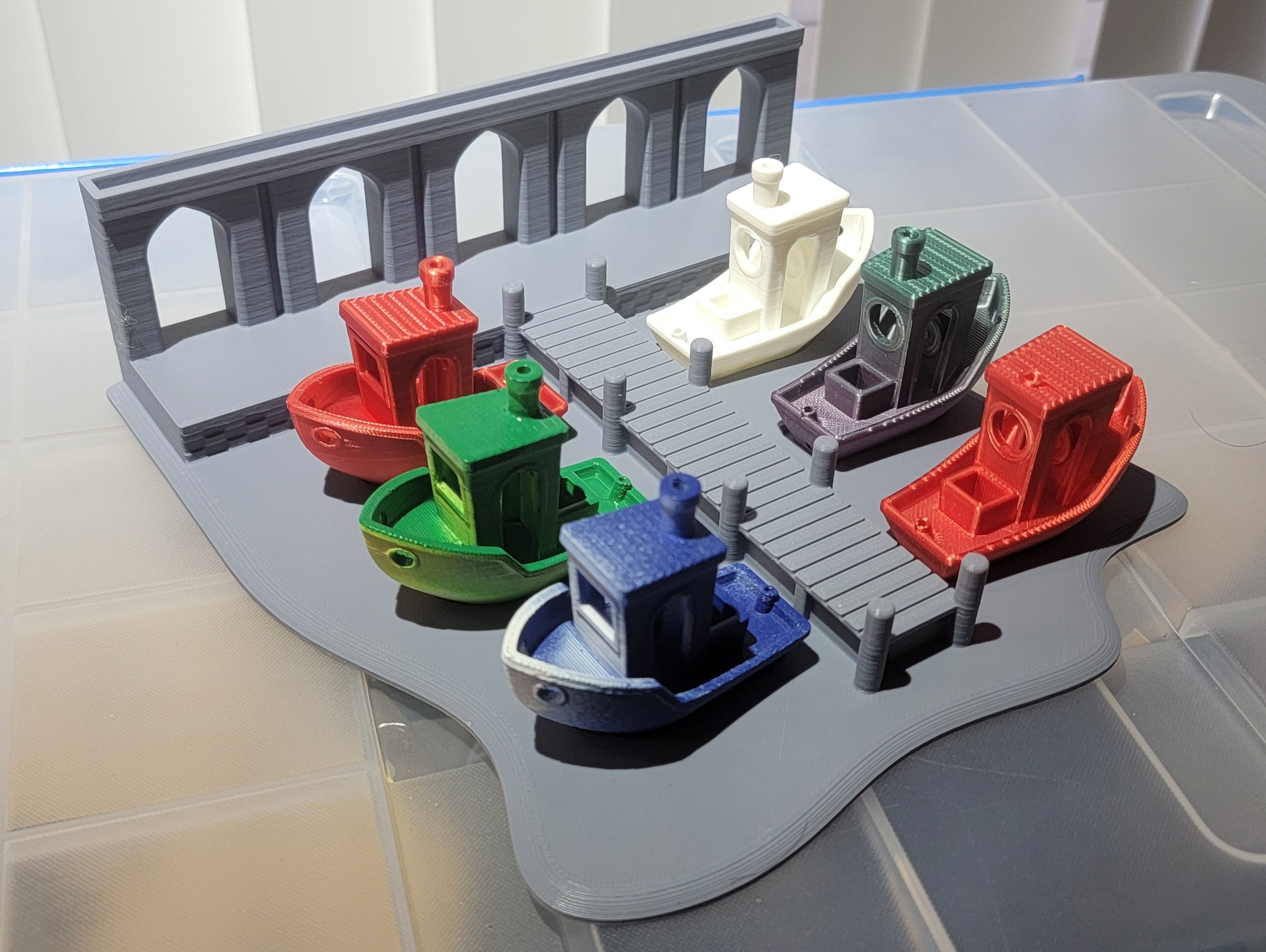 Benchy's Boat Dock by TotallyRidiculous | Download free STL model ...