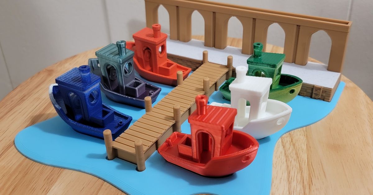 Benchy's Boat Dock by TotallyRidiculous | Download free STL model ...