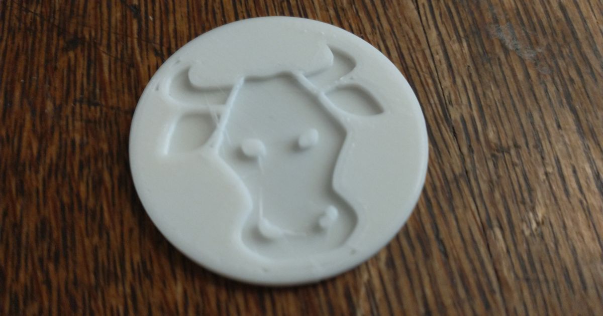 Cow Coin by Books | Download free STL model | Printables.com
