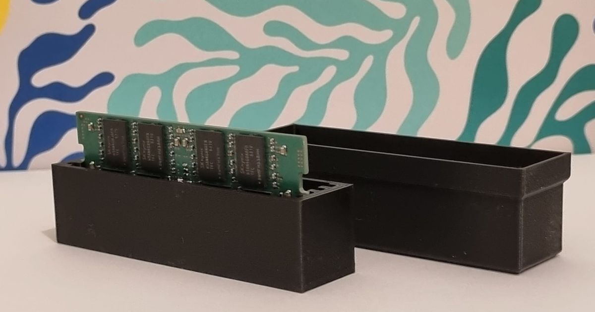 4x Laptop RAM storage (SODIMM DDR4) by ThatGuy | Download free STL ...
