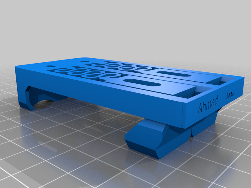 18650 holders with integrated spring by ahmedAQ | Download free STL ...