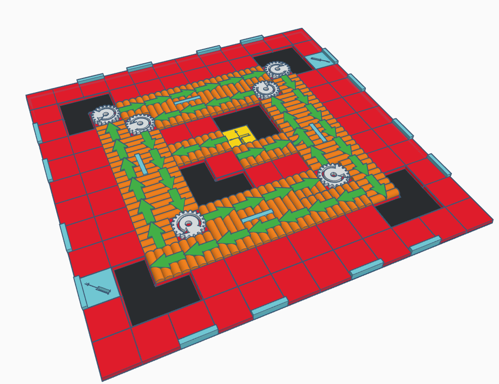 RoboRally Board: Island by SoCalSteve | Download free STL model ...