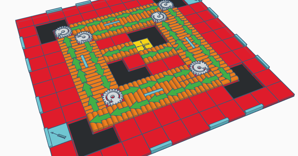 RoboRally Board: Island by SoCalSteve | Download free STL model ...