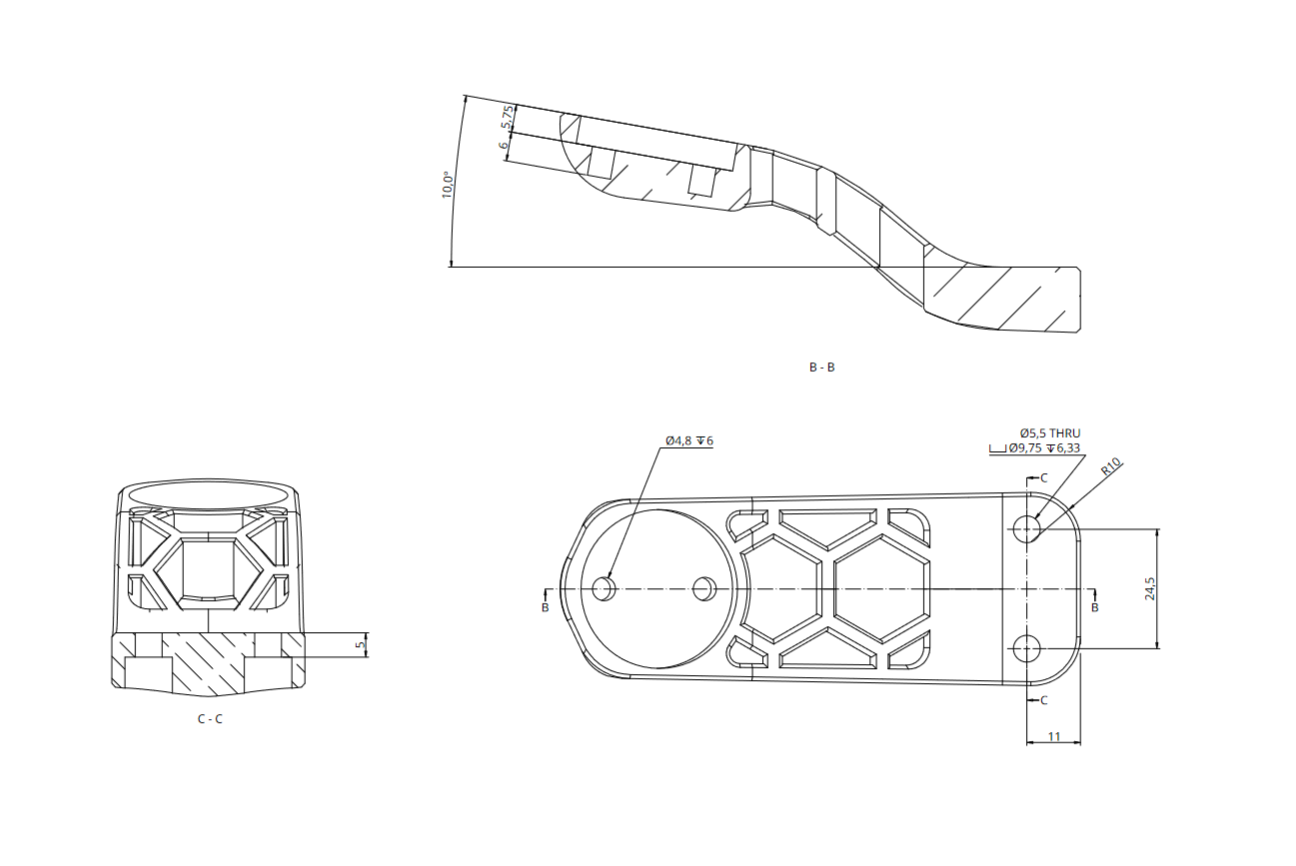 Alanera Garmin Computer Mount by Blackbox | Download free STL model ...