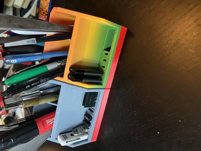 Rugged Desk Organizer Adjusted by BlackDynamiteToo | Download free STL ...
