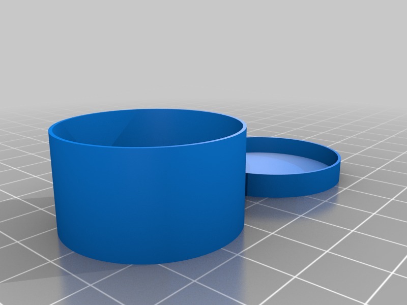 Customizable Cylindrical Box by stylesuxx | Download free STL model ...