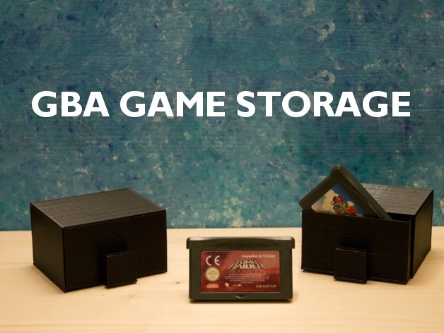 GBA Game Storage by stylesuxx | Download free STL model | Printables.com